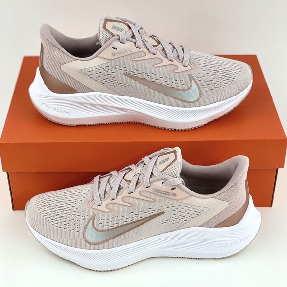 Nike | Shoes | Nike Zoom Winflo 7 Barely Rose Womens Running Shoes ...